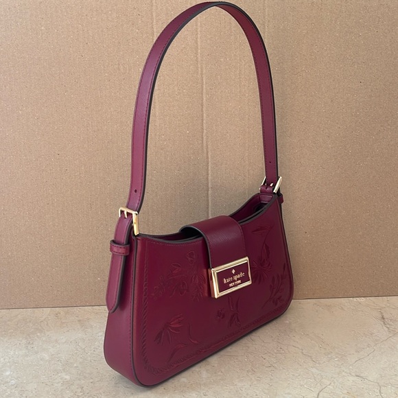 kate spade | Bags | Kate Spade Reegan Botanical Embroidered Saffiano ...